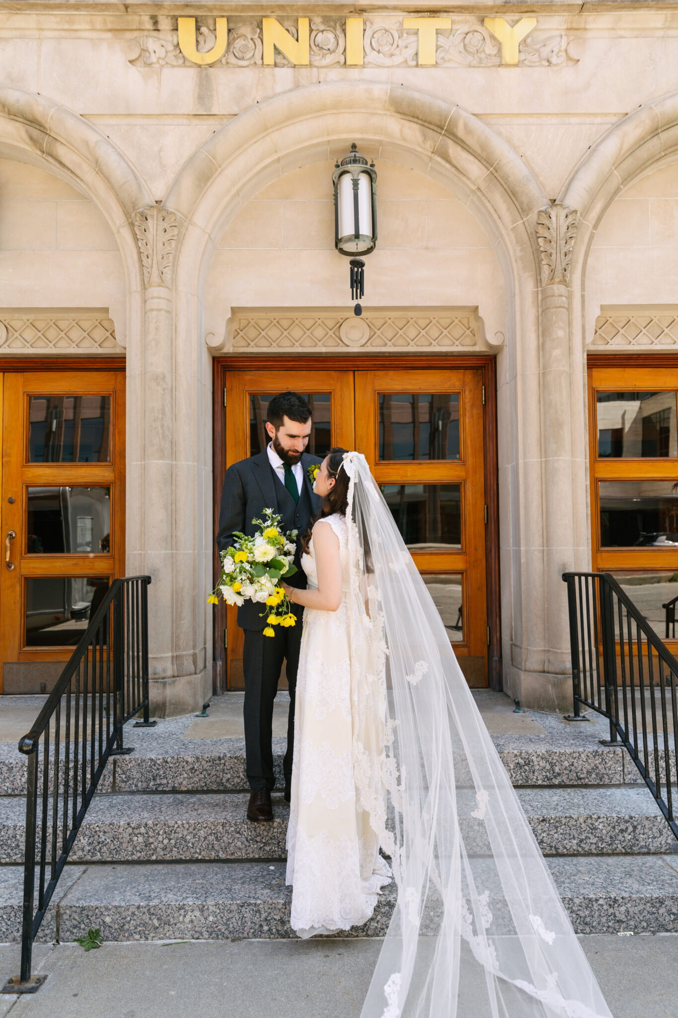 Unity Temple and Simpson House | Kansas City Wedding