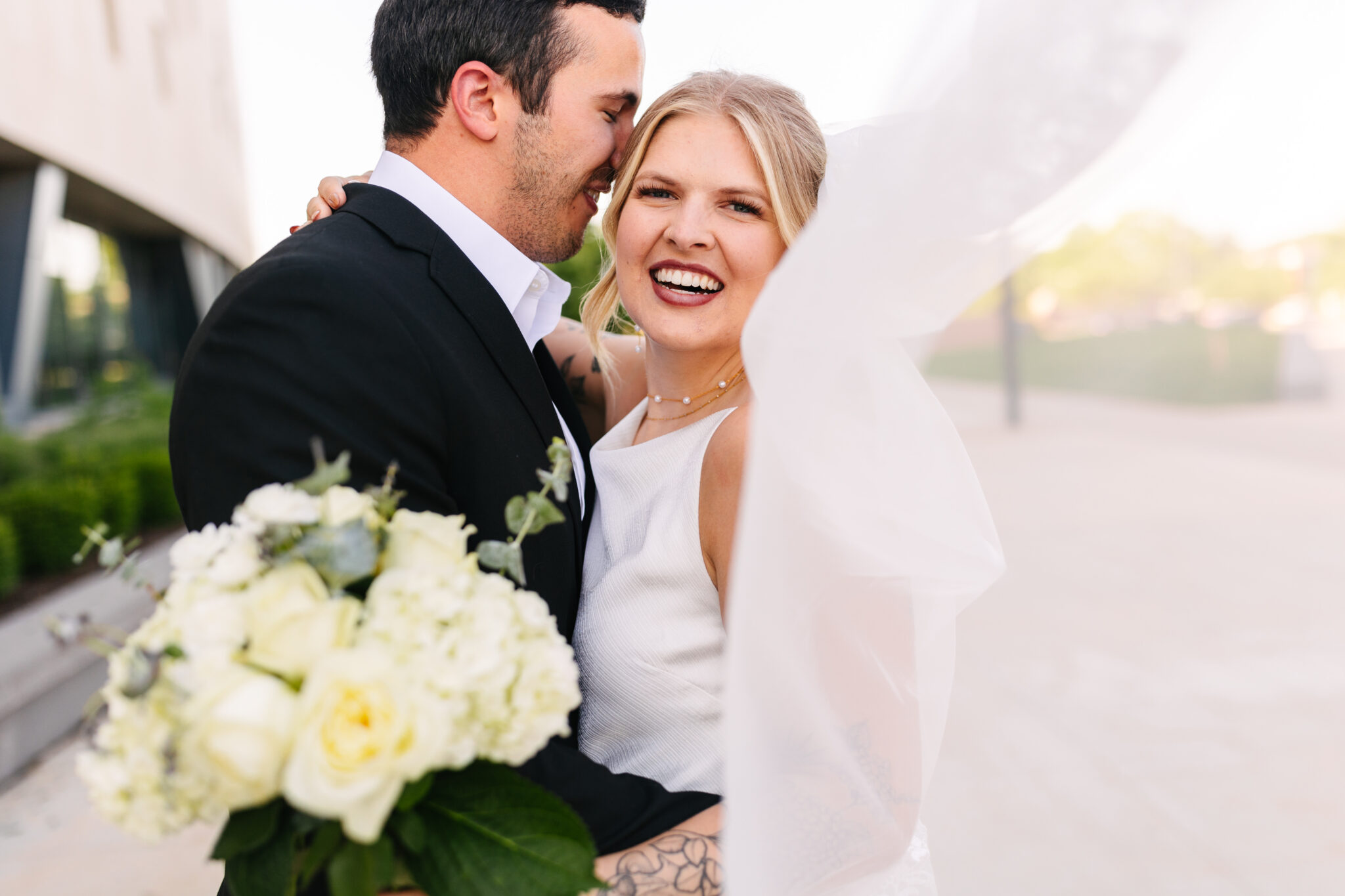 Dreamy Vintage Elopement at Johnson County Courthouse